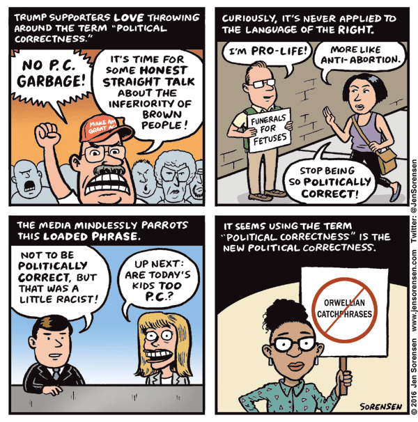 Cartoon On political Correctness Jen Sorensen Cartoon On political Correctness Jen Sorensen